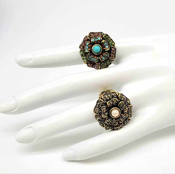 Heidi Daus | Jewelry | Vintage Heidi Daus Pearl Or Turquoise And ...